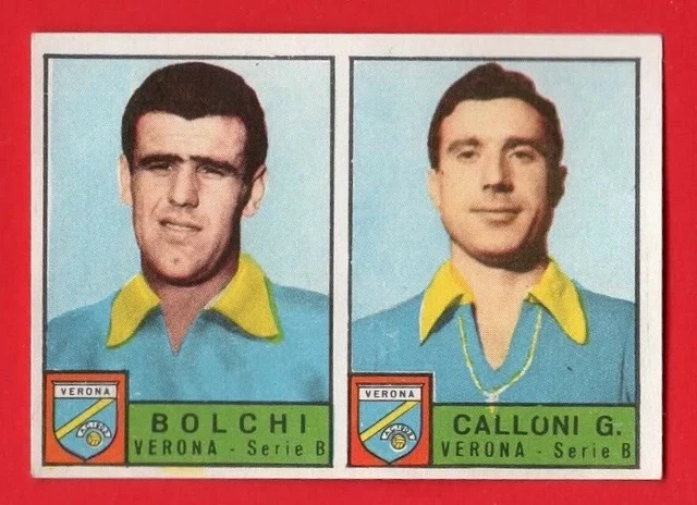 FIGURINA CALCIATORI PANINI 1963/64 - Recupero - Bolchi/Calloni - Verona ...
