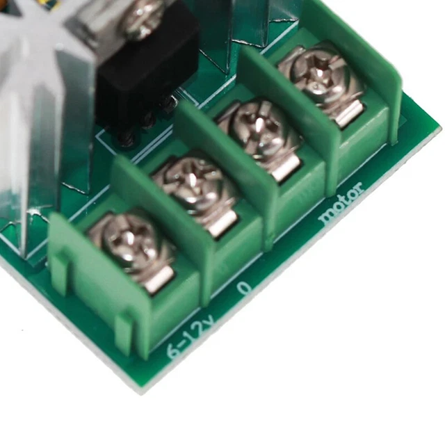 DC MOTOR FAN Speed Controller 6V-12V 6A High Power Pwm Speed Control ...