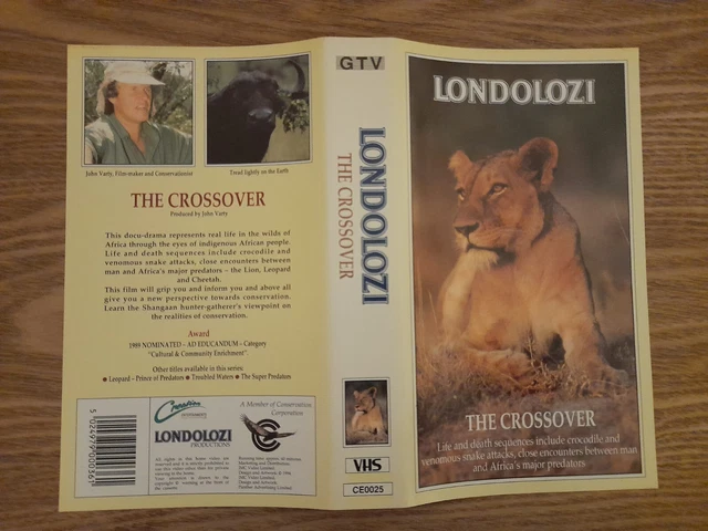 LONDOLOZI THE CROSSOVER VHS Video Tape COVER ONLY £4.99 - PicClick UK
