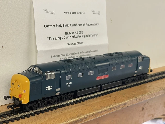 BACHMANN OO GAUGE Silverfox Detailed Class 55 Deltic Br Blue 55002 EUR ...