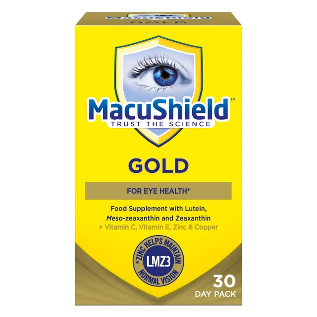 GOLD – 30-DAY Pack, Eye Health Supplement* with Lutein, Zeaxanthin £28. ...