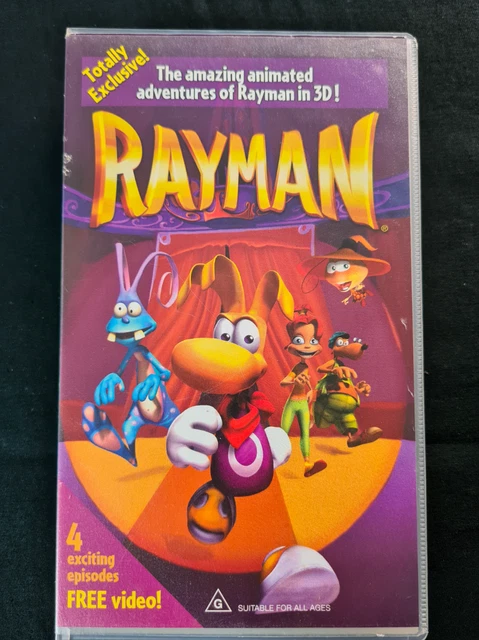 THE AMAZING ANIMATED Adventures Of Rayman 3D PAL (VHS) ~ Very Good ...