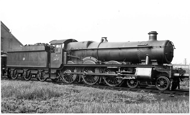 PHOTOGRAPH GWR 4979 Wootton Hall Steam Locomotive Swindon Works 6x4 £18 ...