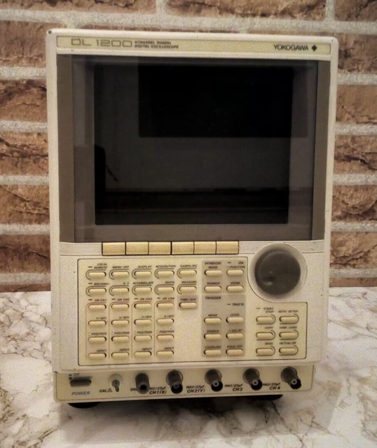 YOKOGAWA DL1200 DIGITAL Storage Oscilloscope 100Mhz 4 Channel 128Kw ...