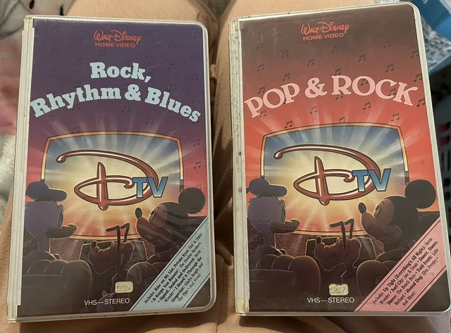 VINTAGE RARE WALT Disney Pop & Rock and Rock, Rhythm, & Blues VHS tapes ...