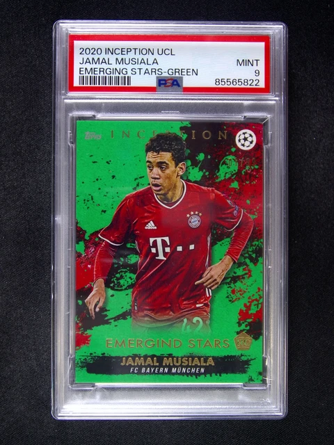 2020-21 TOPPS CHAMPIONS League Inception Jamal Musiala /99 Rookie RC ...