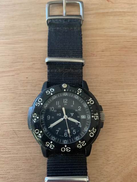 TRASER SWISS H3 mbm Diver Watch navigator RM SBS tactical tritium ...