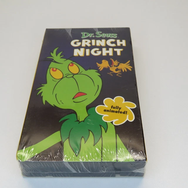 DR. SEUSS GRINCH Night Fully Animated Universal Studios 2001 Sealed VHS ...
