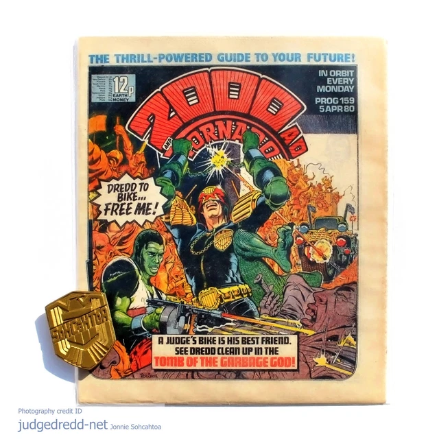 2000AD PROG 159 Judge Dredd Tornado Comic Book Issue 5 4 80 UK 1980 ...