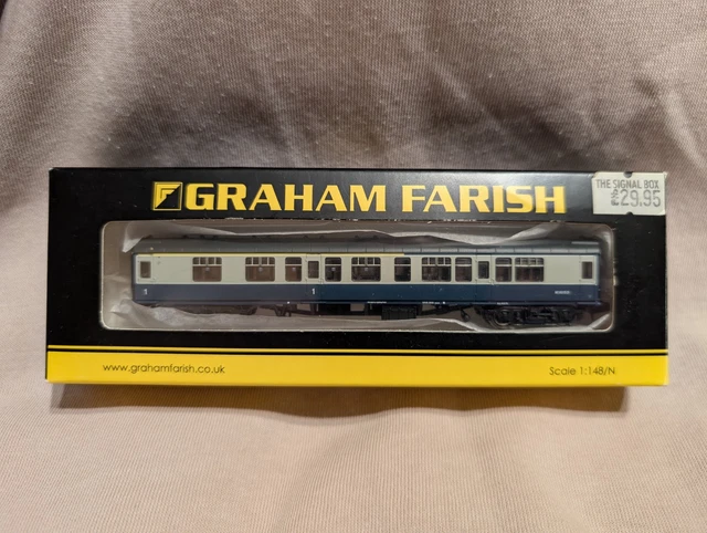 GRAHAM FARISH 374-258C MK1 CK Composite Corridor Coach BR Blue & Grey £ ...