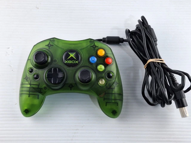 GENUINE XBOX ORIGINAL Controller Halo Green S-Type Controller $59.95 ...