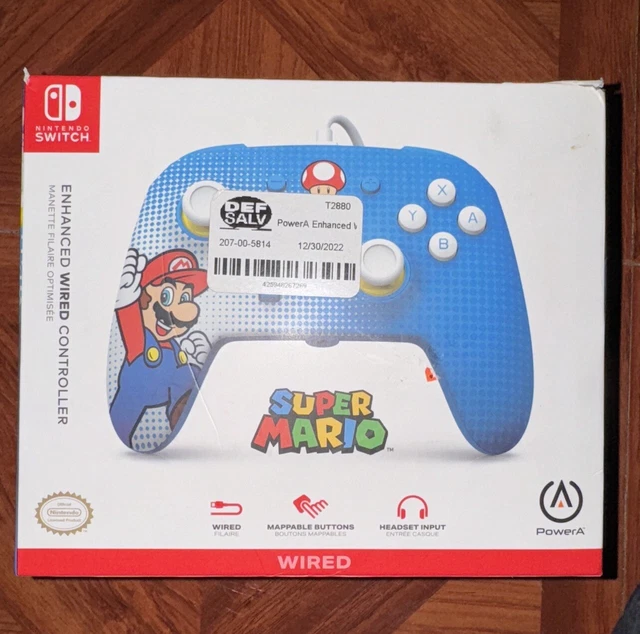POWERA - NINTENDO Switch Enhanced Wired Controller - Super Mario $14.99 ...