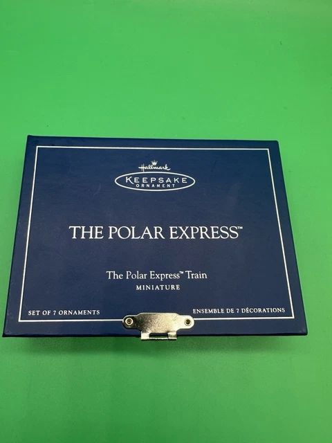 THE POLAR EXPRESS Hallmark Keepsake Mini Train Set Die Cast Metal 2005 ...