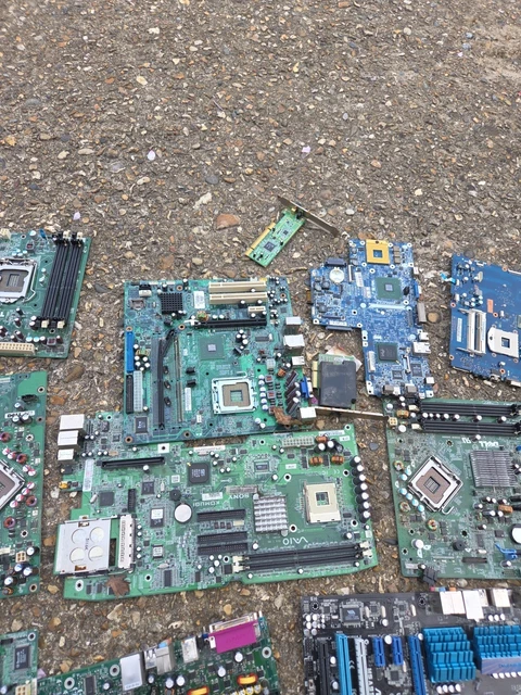 JOBLOT COMPUTER PC Laptop Motherboards Graphics Cards Scrap Gold ...