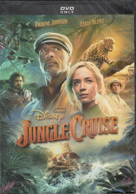 JUNGLE CRUISE (DVD) Dwayne Johnson Emily Blunt Edgar Ramirez Jack ...