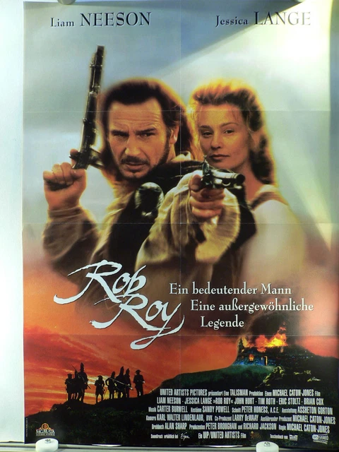 ROB ROY - Liam Neeson - Jessica Lange - Videoposter A1 84x60cm gefaltet ...