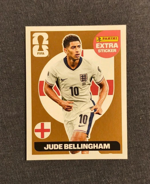 PANINI FIFA WORLD Cup 2026 Official Stickers - Jude Bellingham Extra ...