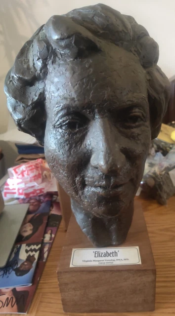 SCULTURA ORIGINALE IN bronzo della famosa artista Virginia Margaret ...