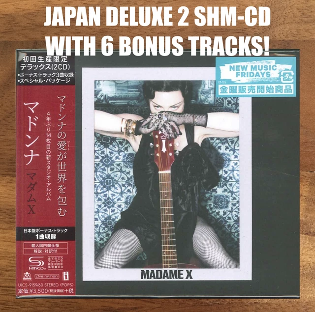 6X JAPAN BONUS TRACK - DELUXE 2x SHM-CD - HARDCOVER BOOK! MADONNA ...