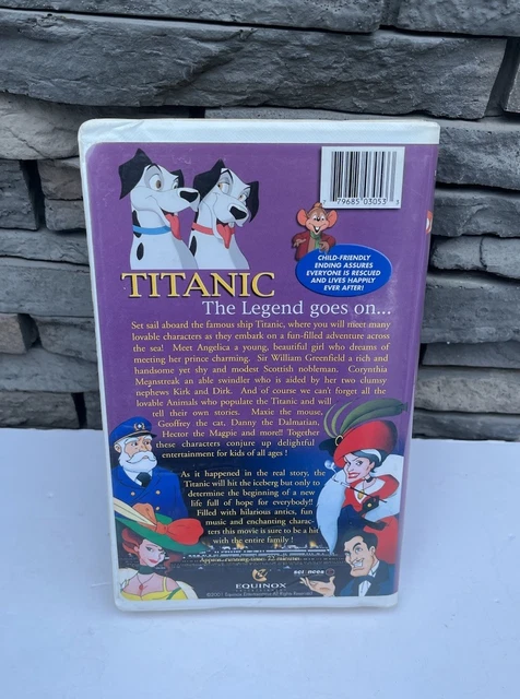 TITANIC ANIMATED MOVIE 2001 VHS Equinox Clamshell $39.99 - PicClick CA
