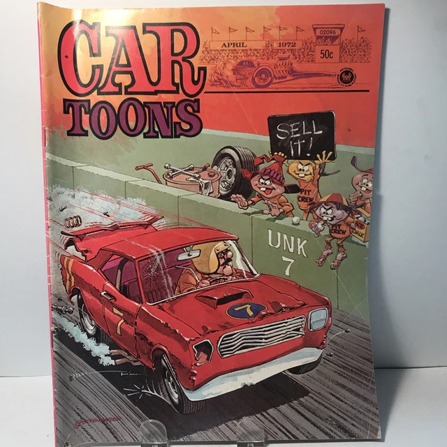 VINTAGE CAR TOONS 1972 Comic Book (B3) $10.49 - PicClick CA