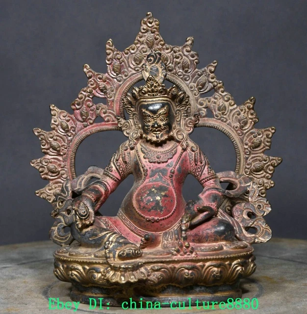 VIEUX BOUDDHISME TIBÉTAIN bronze or jaune Shamballa Mammon Mouse EUR 198,00 - PicClick FR