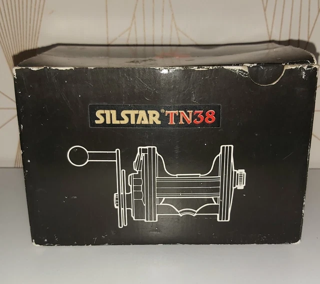 MOULINET SILSTAR PECHE collection TN38 surf casting boite notice 1988 EUR 40,00 - PicClick FR