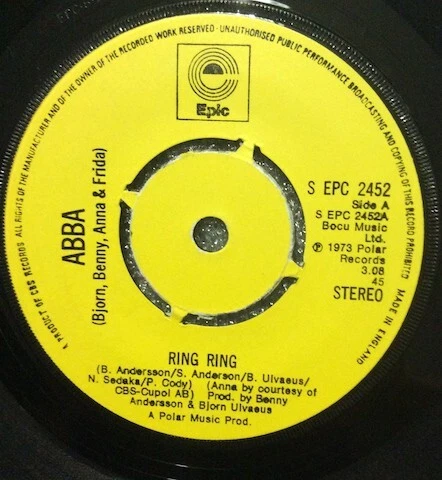 ABBA, BJÖRN & Benny, Agnetha & Anni-Frid - Ring Ring (7", Single, RE, Kno) EUR 43,18 - PicClick IT
