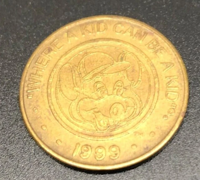 1999 CHUCK E Cheese's Copper Token $5.00 - PicClick
