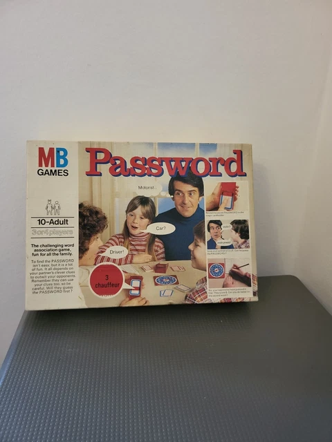 VINTAGE MB GAMES Password game 1978 £6.30 - PicClick UK