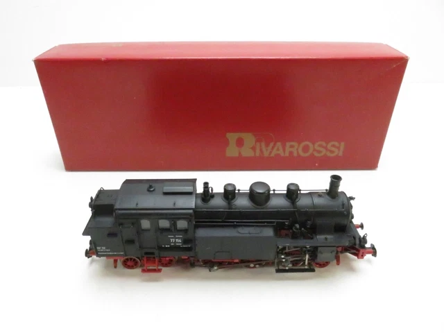 (HQ203) RIVAROSSI 1008 H0 AC Dampflok BR 77 114 der DRG, OVP EUR 97,19 - PicClick DE
