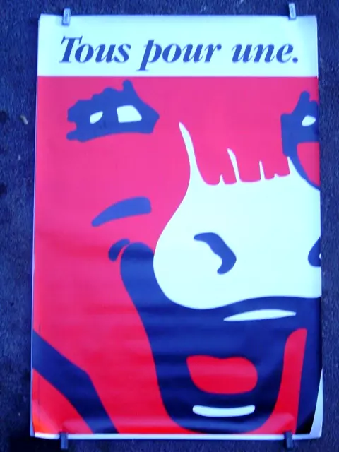 AFFICHE 120 X 160 cm ancienne : FROMAGE BEL / LA VACHE QUI RIT / TOUS ... AFFICHE 120 X 160 cm ancienne : FROMAGE BEL / LA VACHE QUI RIT / TOUS ...