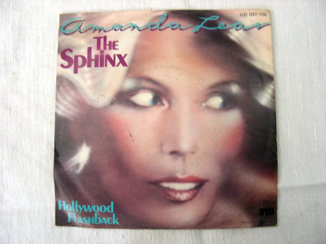 DISCO VINILE 45 GIRI Amanda Lear "The Sphinx / Hollywood Flashback" EUR ...
