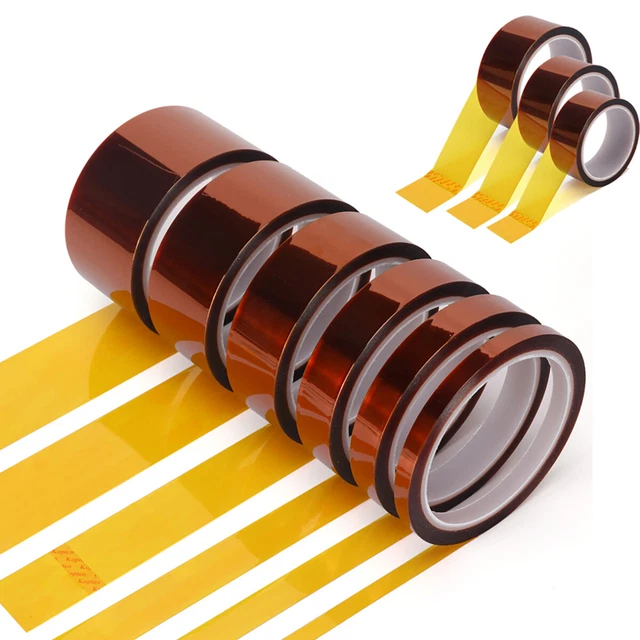 33M X 25MM Breite Polyimid Kapton Tape Band Hitzebeständiges für PCB 3D ...