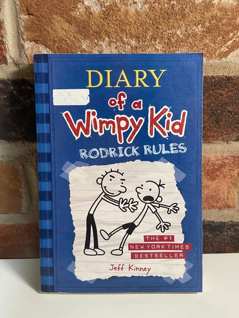 DIARY OF A Wimpy Kid: Rodrick Rules (Book 2) by Jeff Kinney FREE UK P&P ...