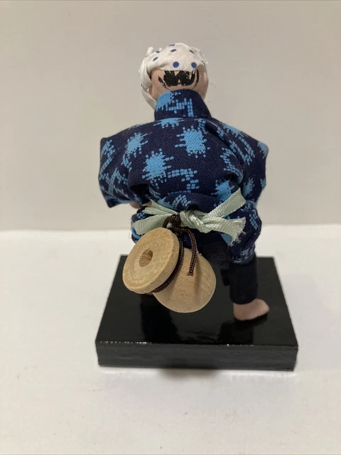 JAPANESE NOH KABUKI Hyottoko Yasugi Bushi Doll Folk Dance Yonago in ...