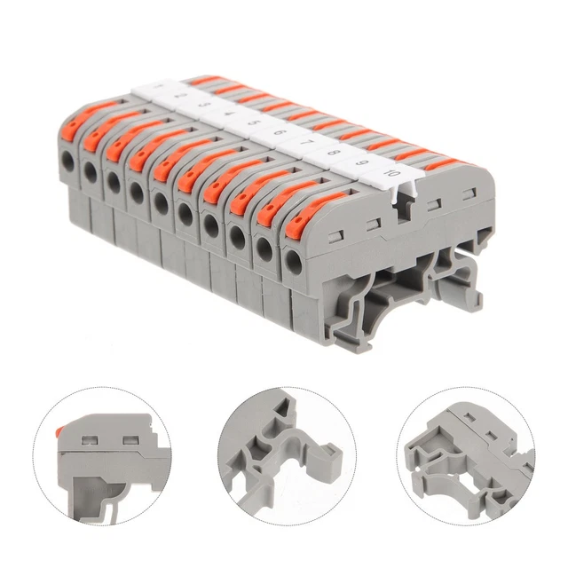 10 SETS CONNECTOR Terminals Low Voltage Block Electrical Connectors Kit ...