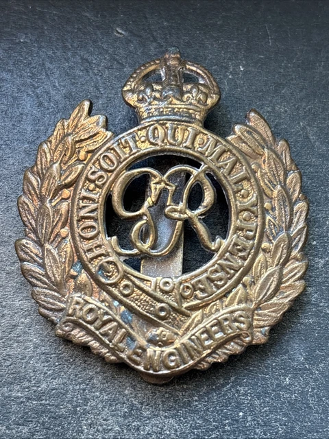ROYAL ENGINEERS ORIGINAL British Army Cap Badge WW2 £14.00 - PicClick UK