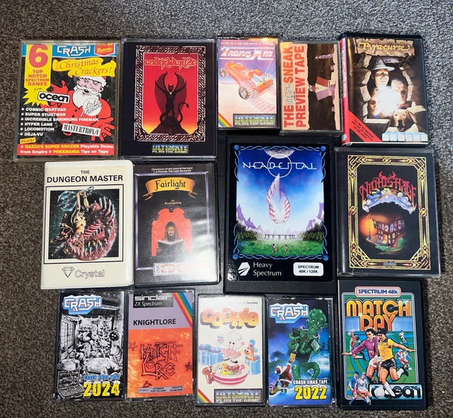 SINCLAIR ZX SPECTRUM Games Bundle Job Lot -Excellent Titles - read ...
