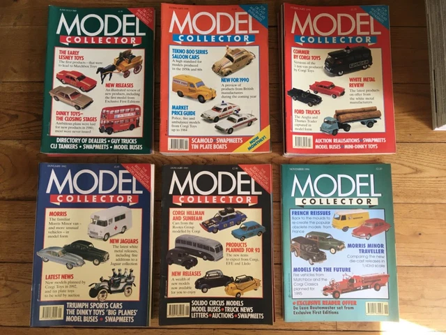 HUGE BUNDLE OF 46 1980/90s MODEL COLLECTOR Magazines, About Toy Cars ...