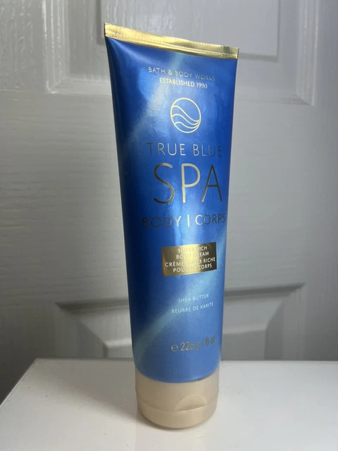 BATH & BODY Works TRUE BLUE SPA Body Cream 8 Oz. £10.80 - PicClick UK