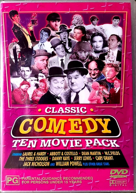 CLASSIC COMEDY: TEN Movie Pack / Four Disc Dvd Box Set - Very Good ...