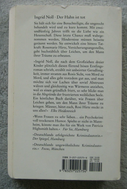 DER HAHN IST tot von Ingrid Noll (1991, Taschenbuch) EUR 1,00 - PicClick DE