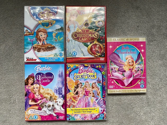 BARBIE DIAMOND CASTLE / SECRET DOOR DVD & VARIOUS Bundle + Sofia The ...