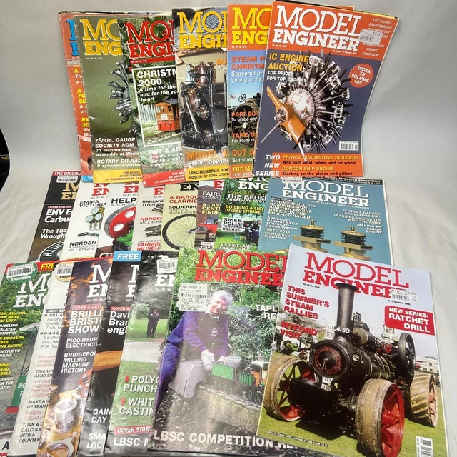 21 X MODEL Engineer Magazines Aus 2000s Vol 189 to 220 (not inclusive ...