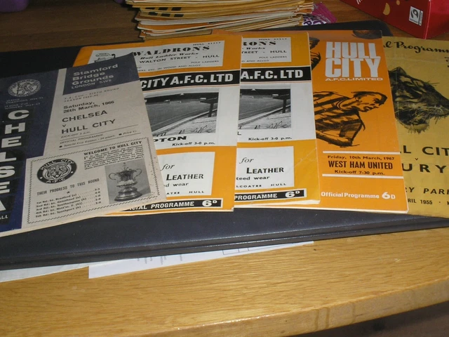 57 HULL CITY 1953/1960 football programmes £45.00 - PicClick UK