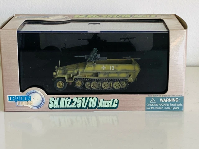 DRAGON ARMOR,WWII GERMANY Army,Blinde Sd.kfz 251/10 Ausf.c Afrika Korps ...