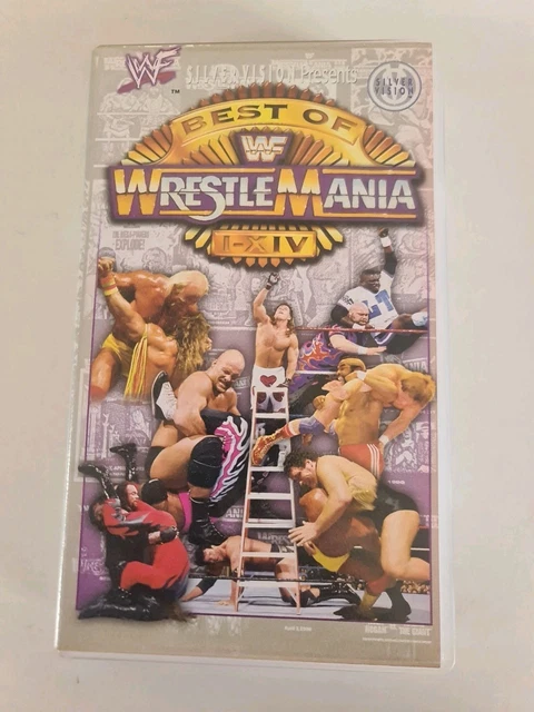 WWE WWF BEST Of Wrestlemania I to XIV (VHS, 1998) silver vision £7.92 ...