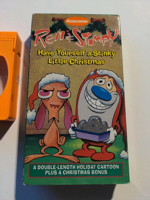 REN & STIMPY - Have Yourself a Stinky Little Christmas (VHS, 1997) HTF ...