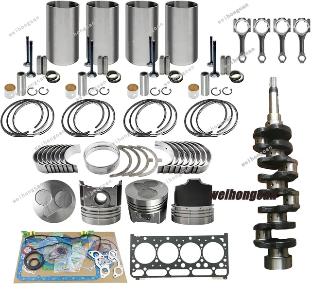 V2203 ENGINE CRANKSHAFT/RODS/OVERHAUL Rebuild Kit For Kubota Bobcat 753 ...
